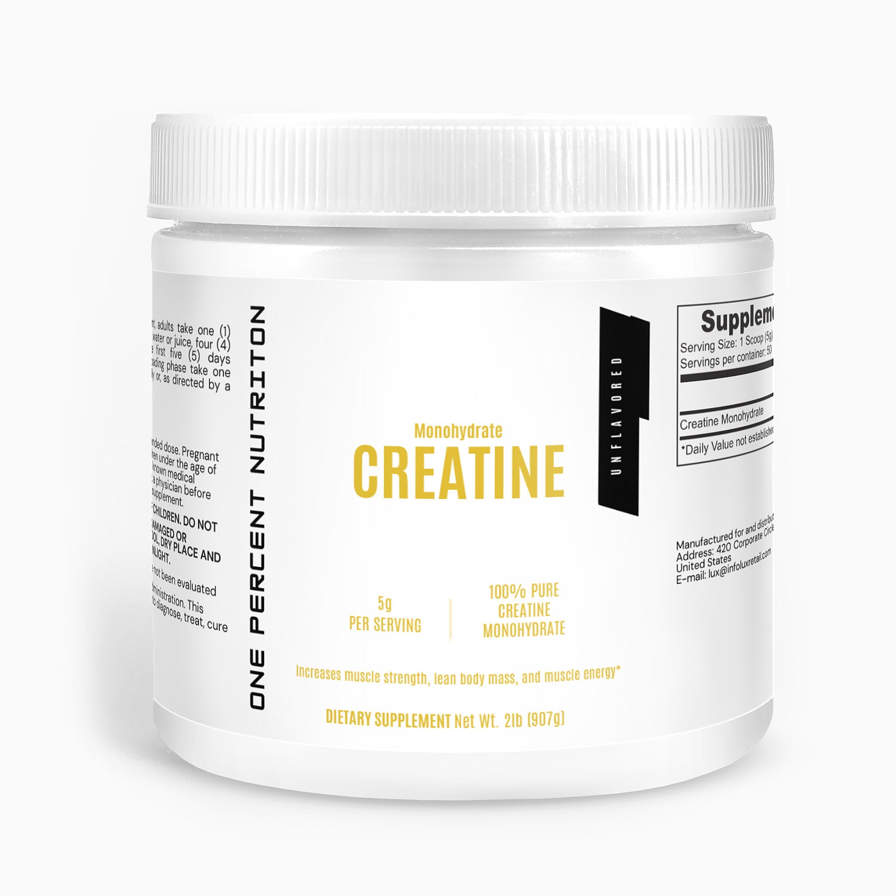 Creatine Monohydrate – One Percent Nutrition